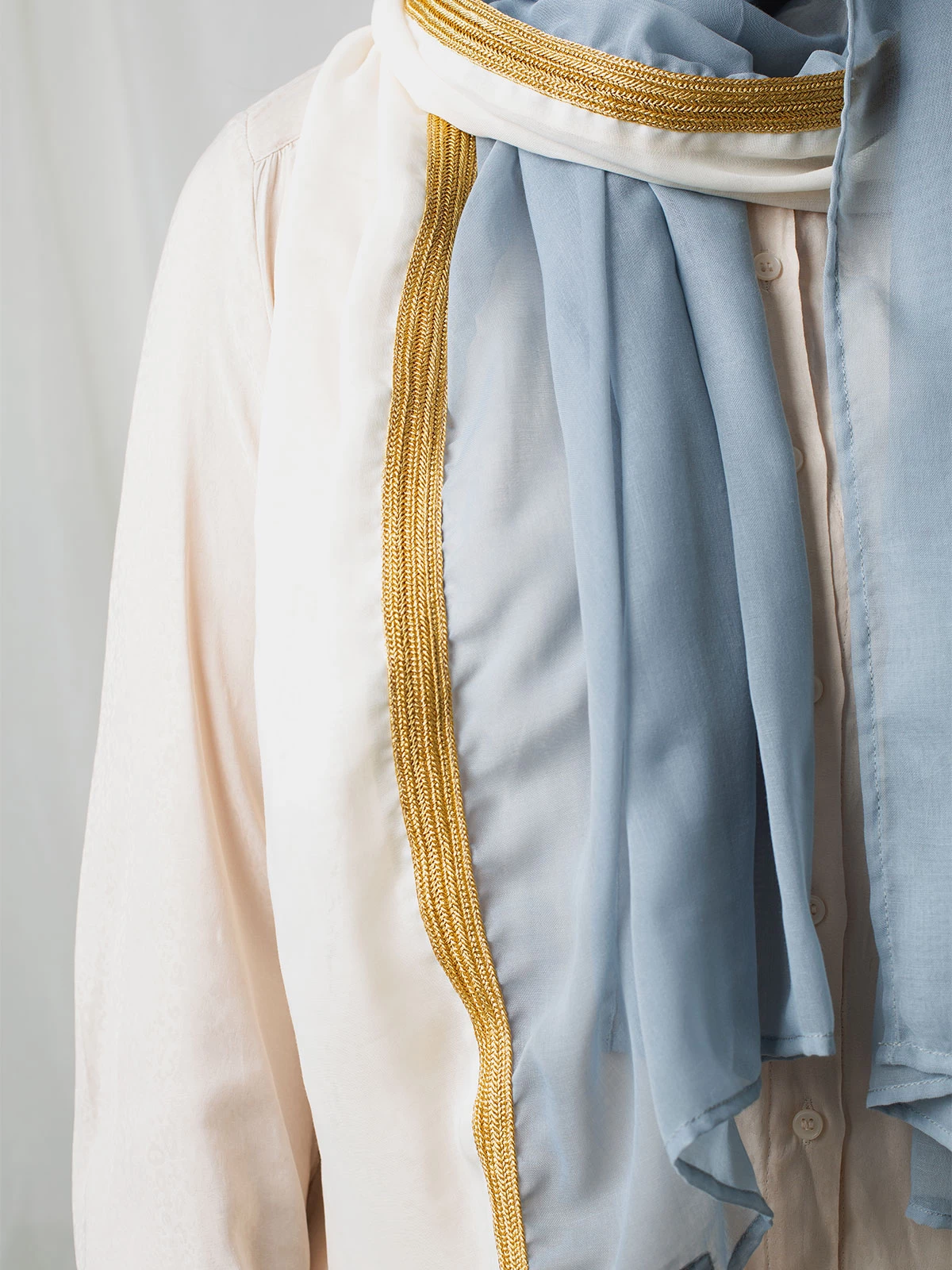 Kaafmeem: Latest Abayas, Clothing & Tarha Cloudy Sky Meshlah