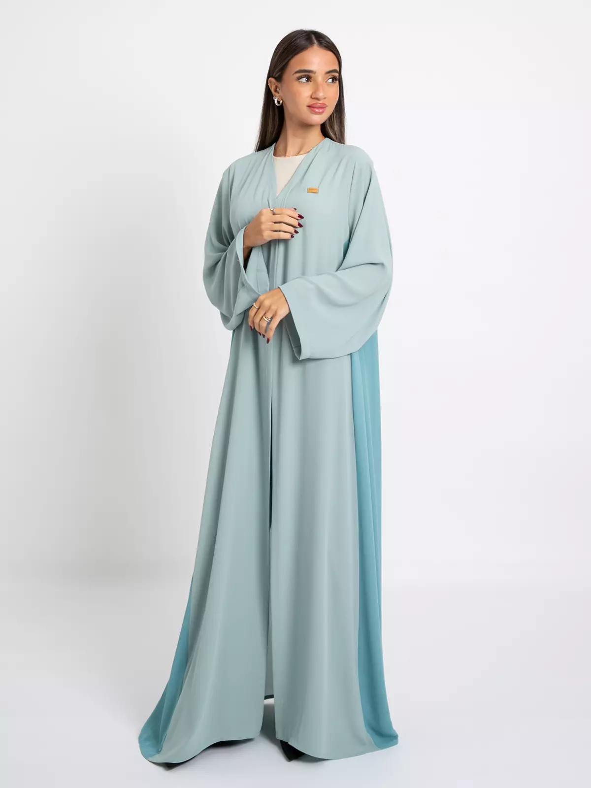 Latest Abayas, Clothing & Tarha Tiffany Princess A cut Abaya | Half ...