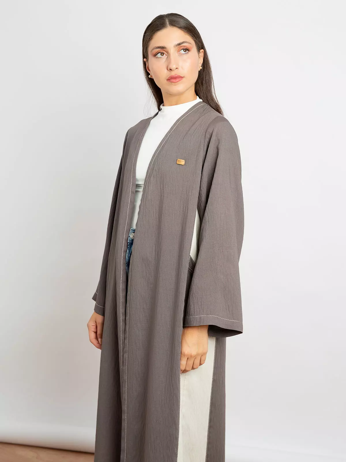 Latest Abayas, Clothing & Tarha Brown open abaya | Practical abaya