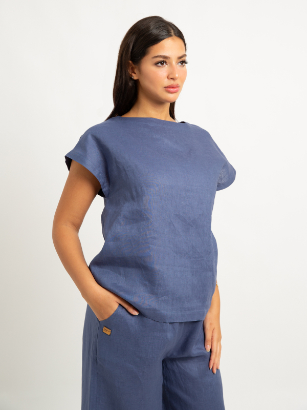 Latest Abayas, Clothing & Tarha Denim 2-piece matching set | 100% linen ...